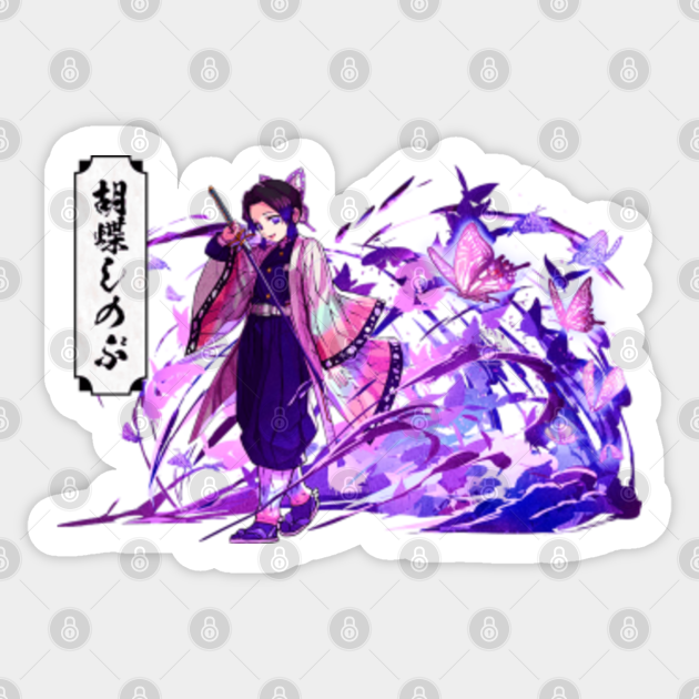 Shinobu Kocho Demon Slayer Sticker Teepublic